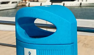 Bins made with recycled marine nets – Fábregas CMS